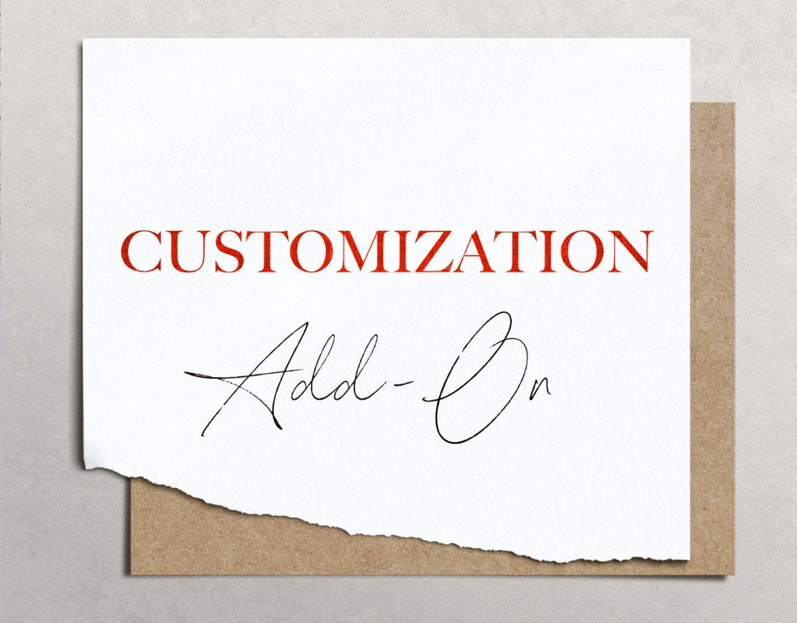 Additional Fee - Etsy