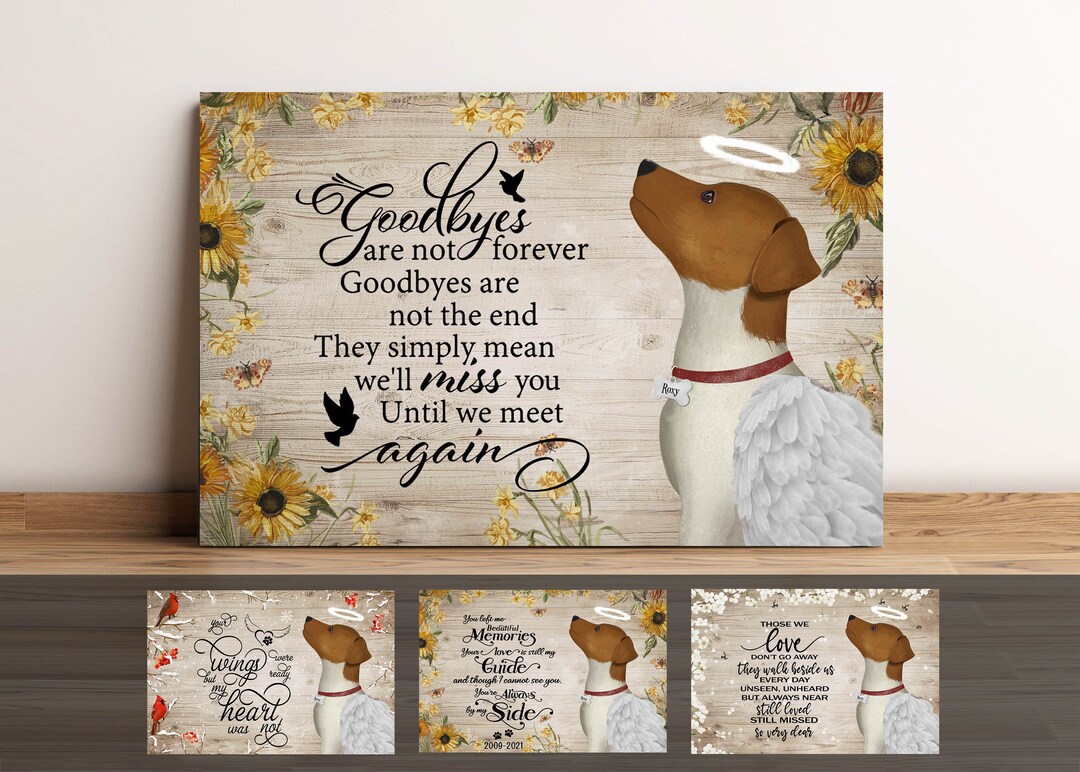 Jack Russell Memorial Canvas, Jack Russell Loss, Jack Russell ...
