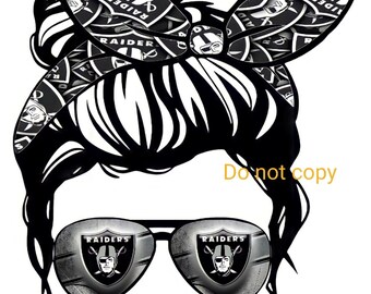 Raiders Logo Vector | Etsy
