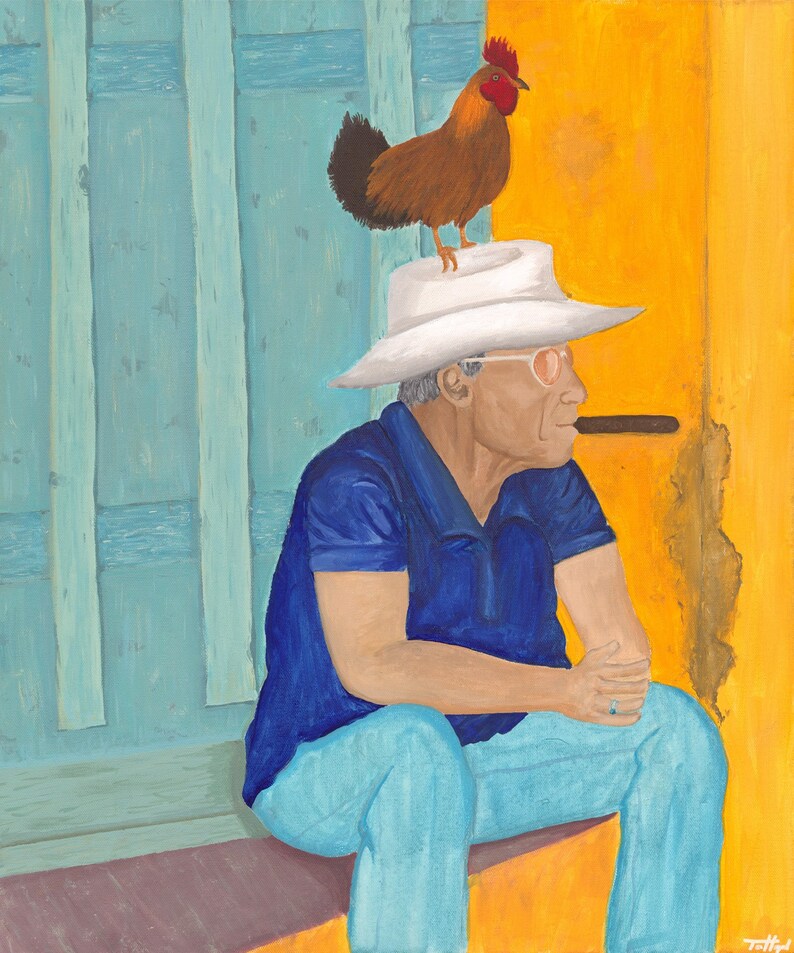 El Hombre Pollo Chicken Man Art Print LIMITED EDITION - Etsy