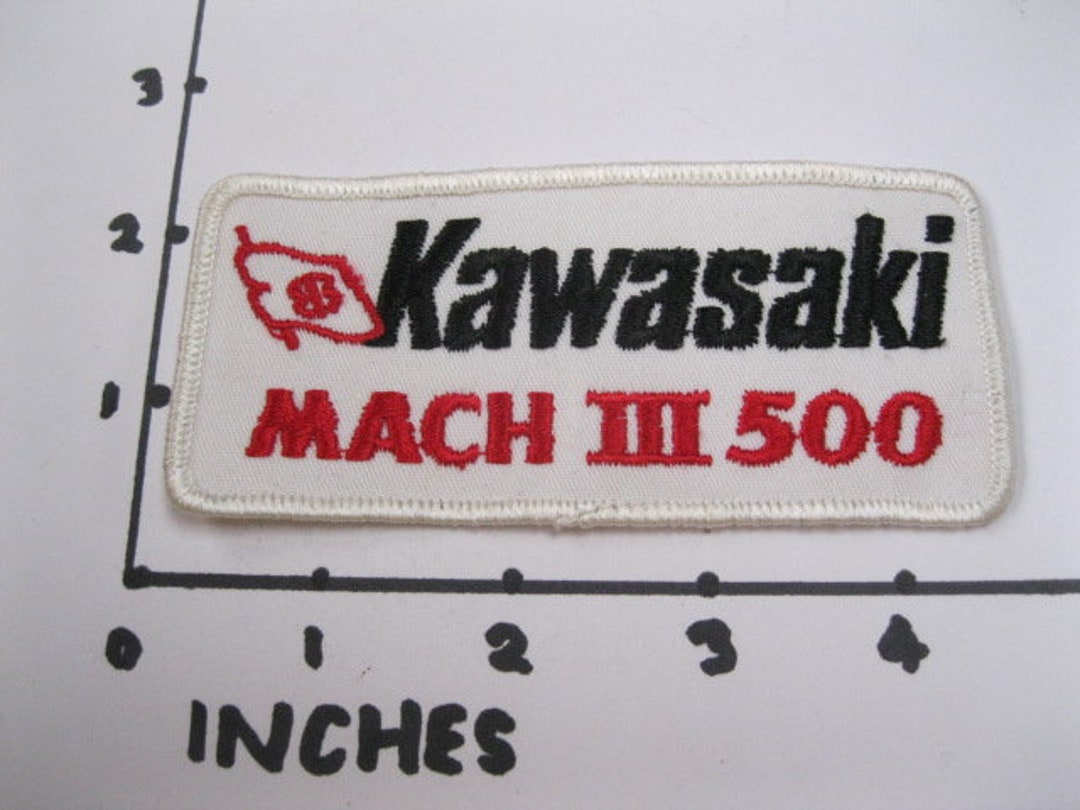 Kawasaki Red White Black Square Mach III 500 Patch Motorcycle - Etsy