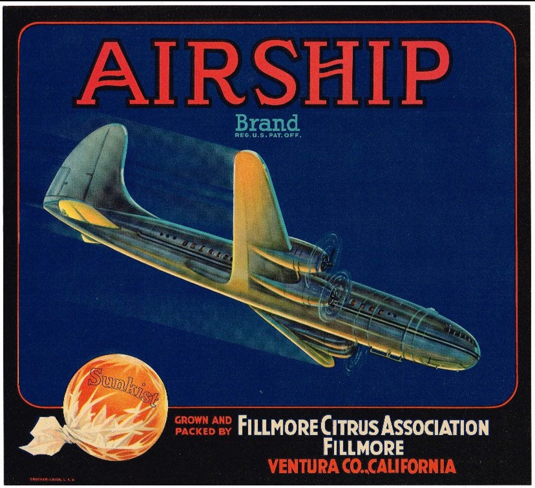 Original Vintage Crate Label 1930s - Etsy