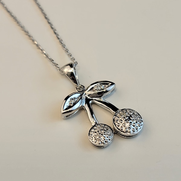 Cherry Pendant - Etsy