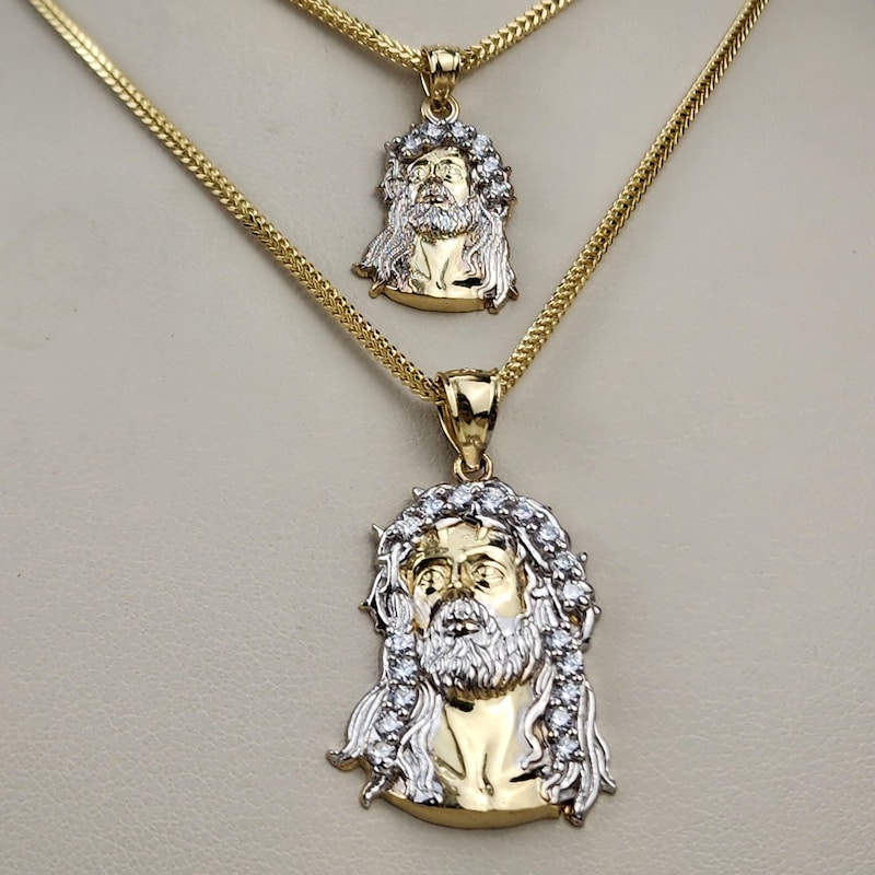 Gold Jesus Chain - Etsy