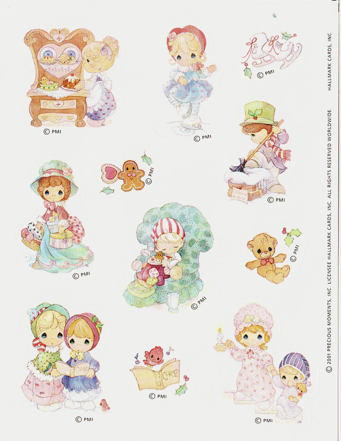 Hallmark PRECIOUS MOMENTS CHILDREN Sticker Sheet - Etsy