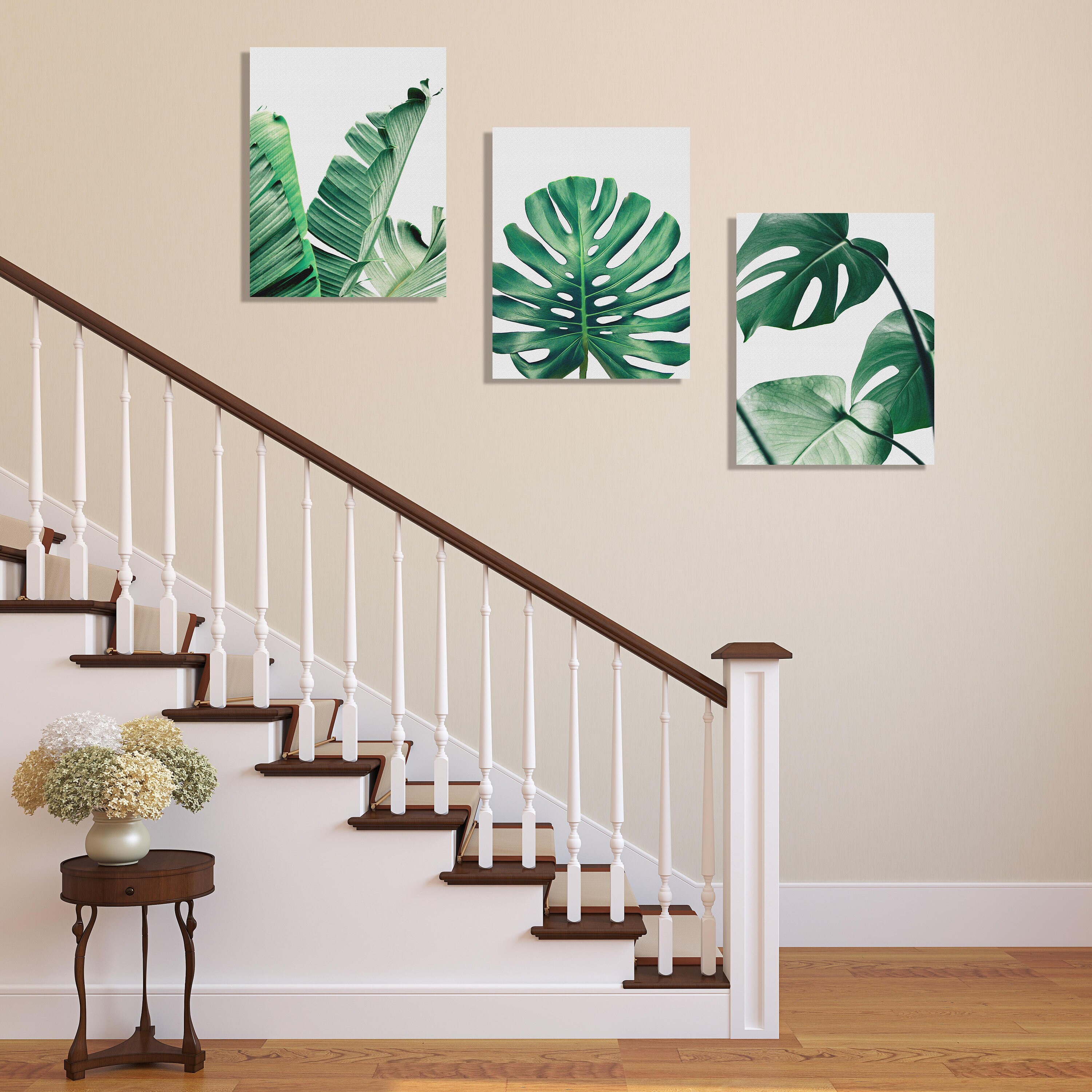 Set of 3 Monstera Leaf Digital Print Botanical Print Floral - Etsy