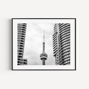 Toronto Skyline Poster, CN Tower Print, Ontario Canada Photography ...