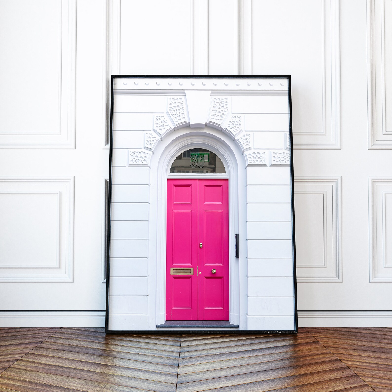 Hot Pink Door Print Pink Wall Art Travel Photography - Etsy