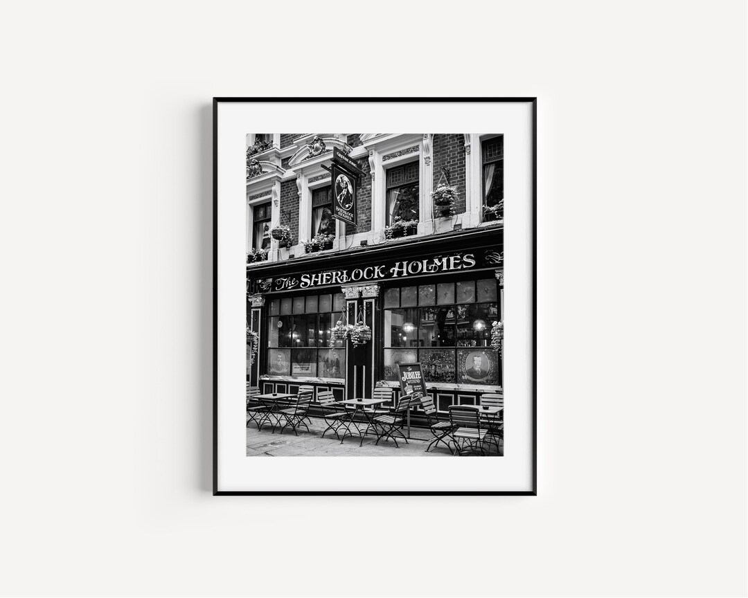 Sherlock Holmes Pub London Photography, English Pub Wall Decor, British ...