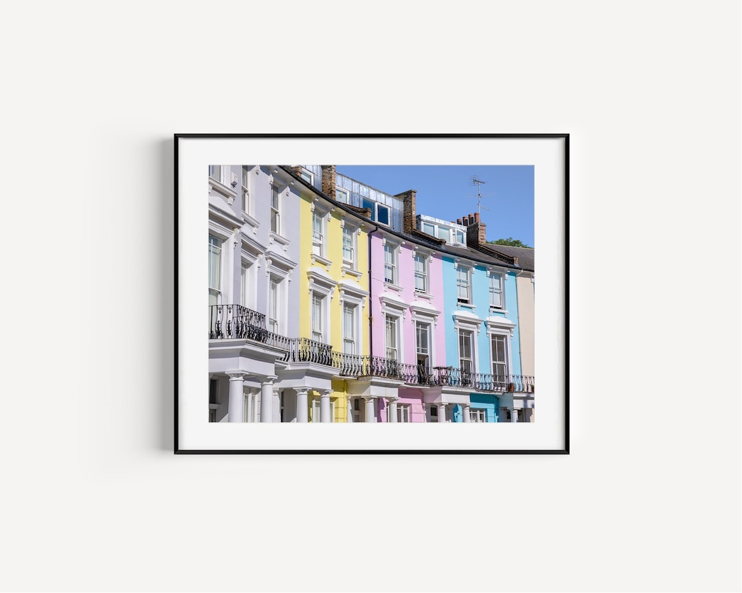London Buildings Print, Primrose Hill Photography, Chalcot Crescent ...