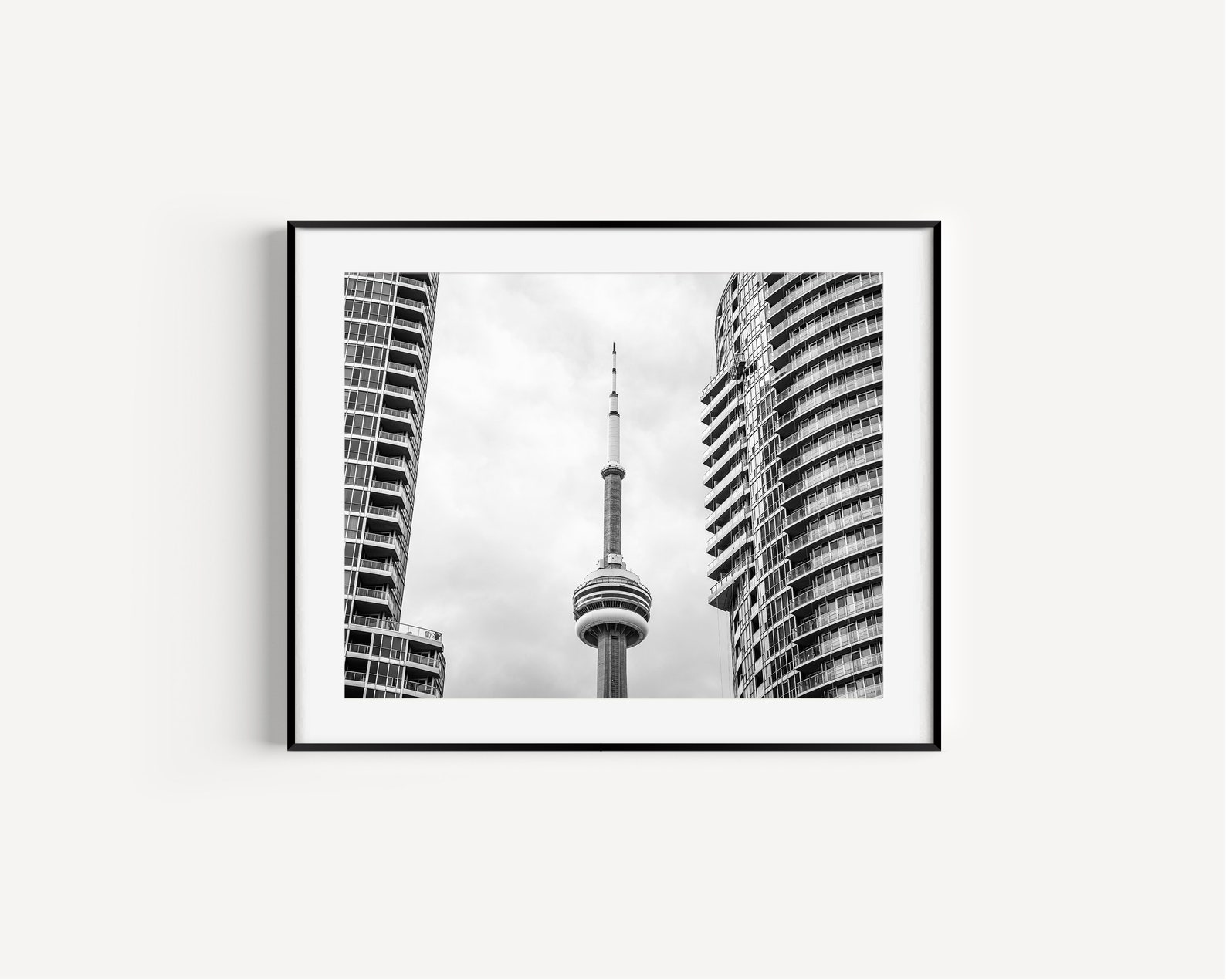 Toronto Skyline Poster CN Tower Print Ontario Canada - Etsy