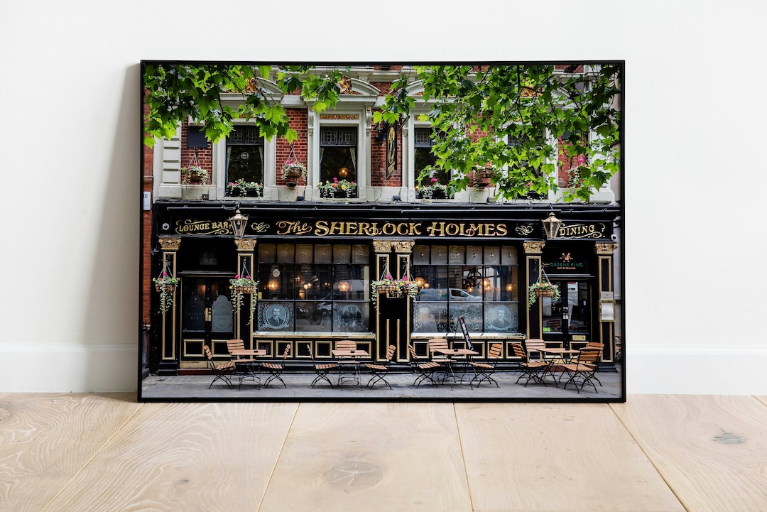 Sherlock Holmes Pub London Photography, English Pub Wall Decor, British ...