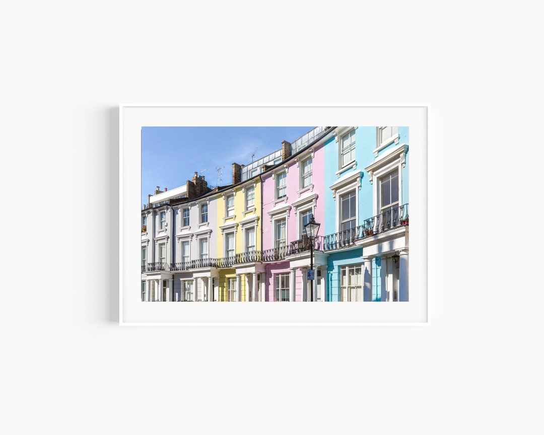 Primrose Hill Print, Chalcot Crescent, Pastel London Photography ...