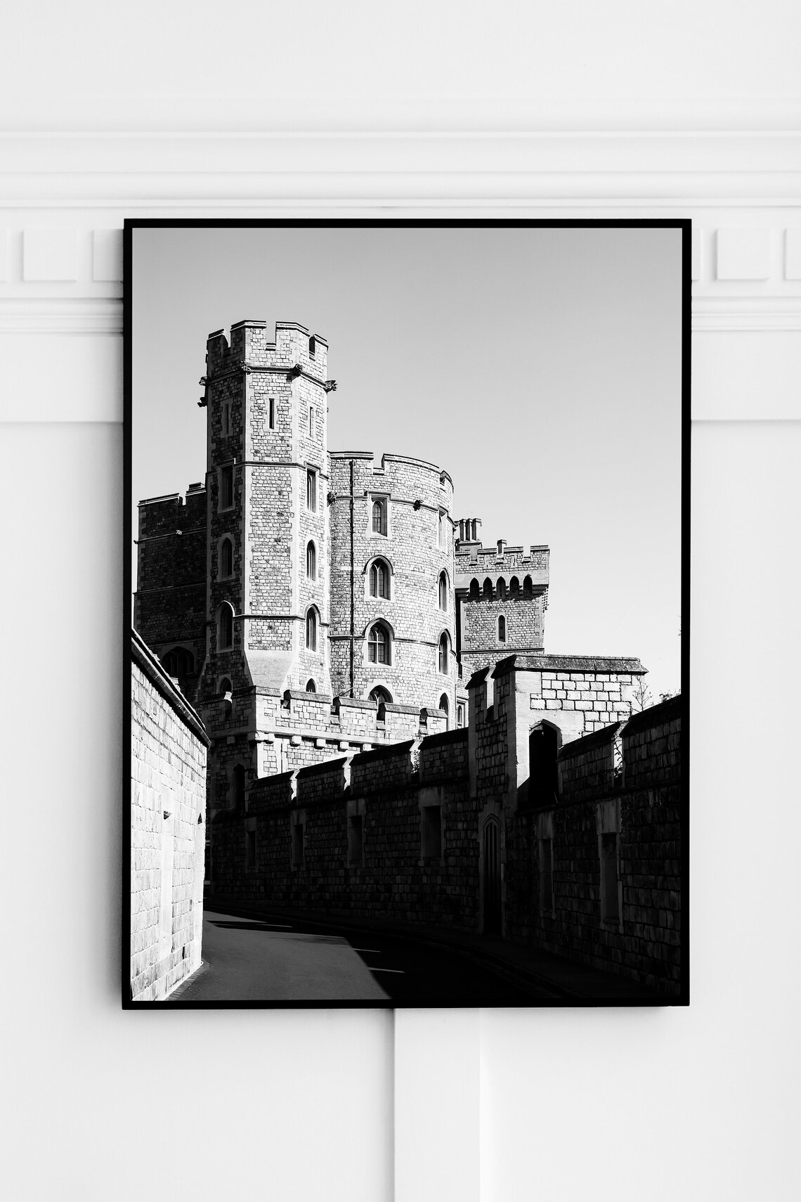 English Castle Print Black and White Windsor Castle Castles | Etsy
