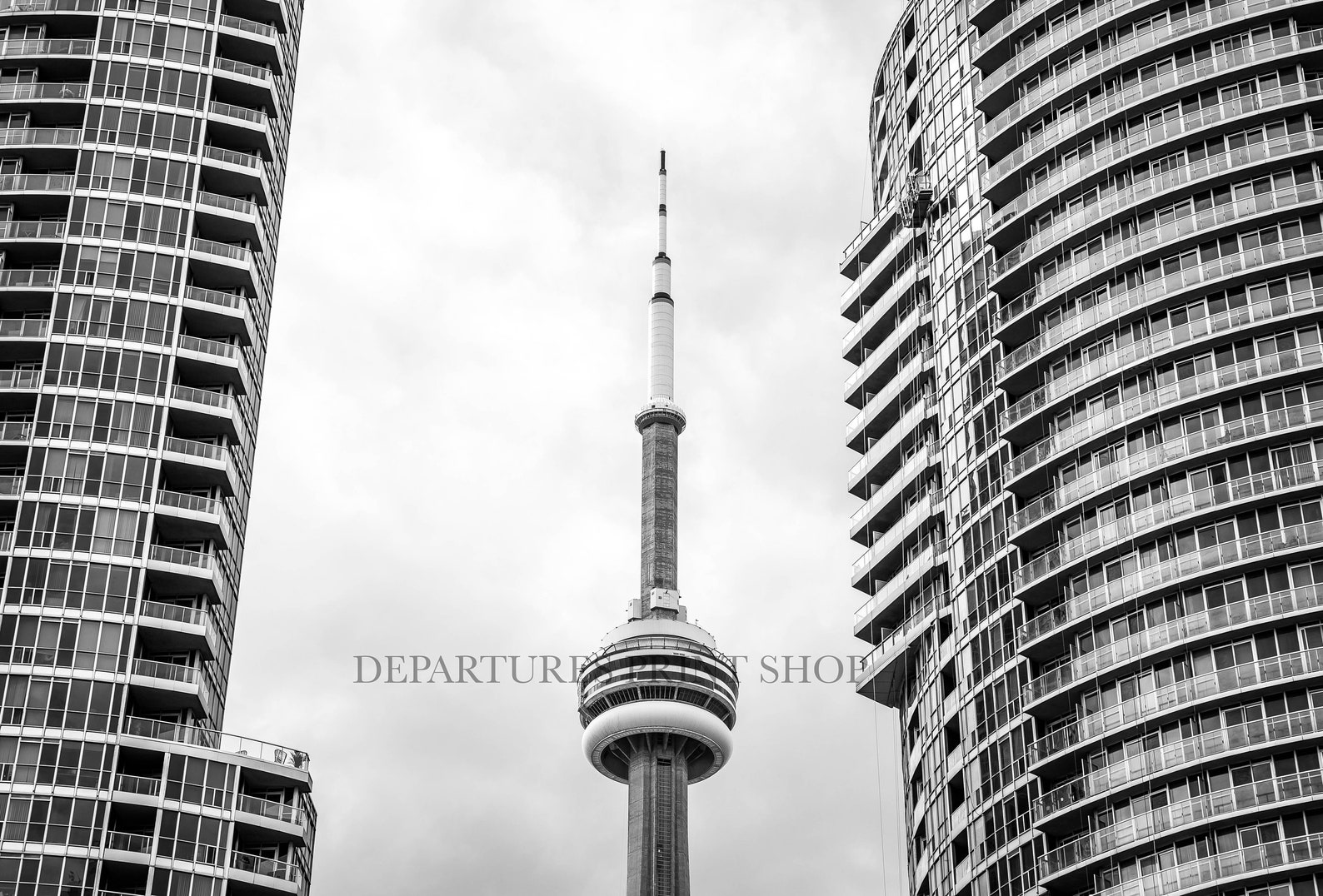Toronto Skyline Poster CN Tower Print Ontario Canada - Etsy