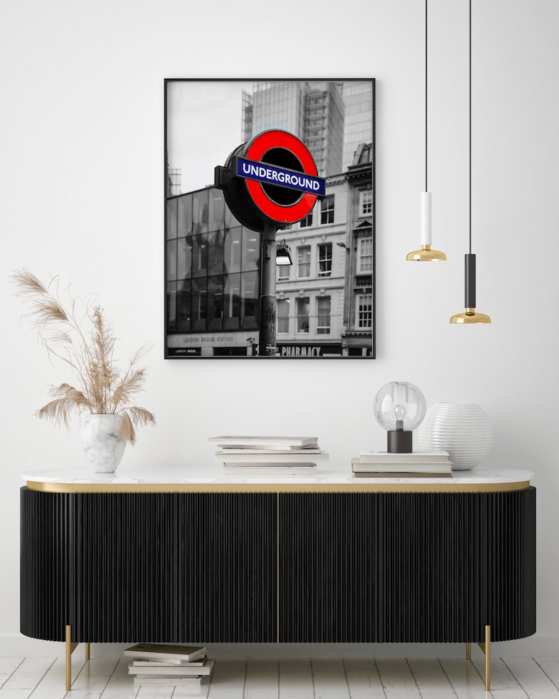 London Underground Poster Transport Poster Tube Station - Etsy