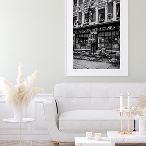 Sherlock Holmes Pub London Photography, English Pub Wall Decor, British ...