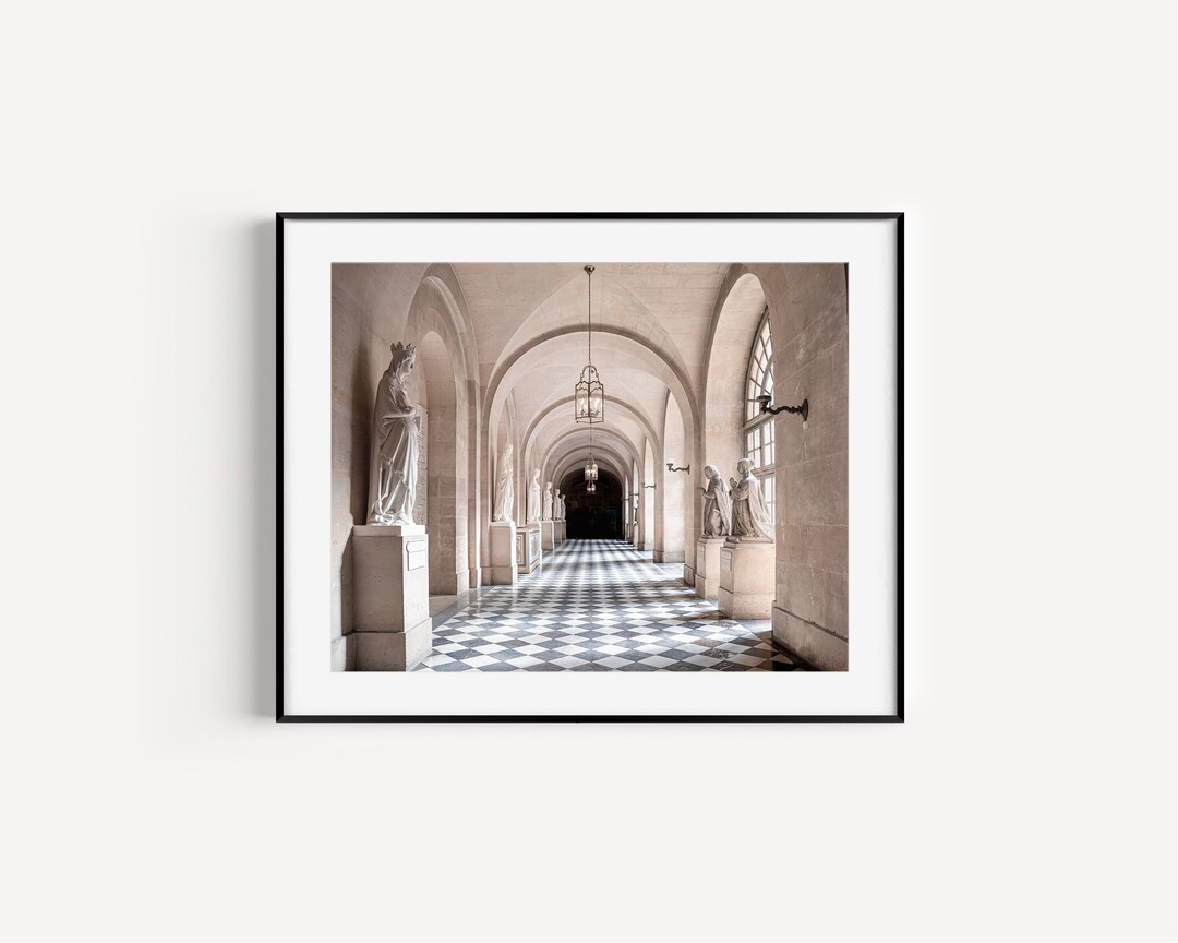 Palace of Versailles Hallway Print Paris Travel Photography, Neutral ...