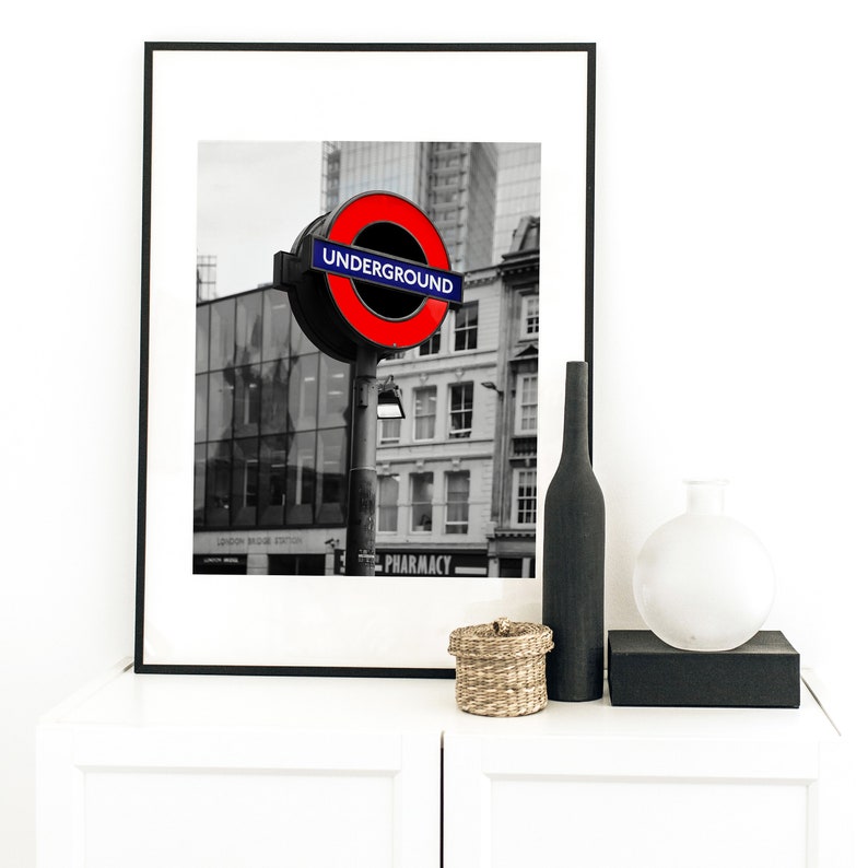 London Underground Poster Transport Poster Tube Station - Etsy