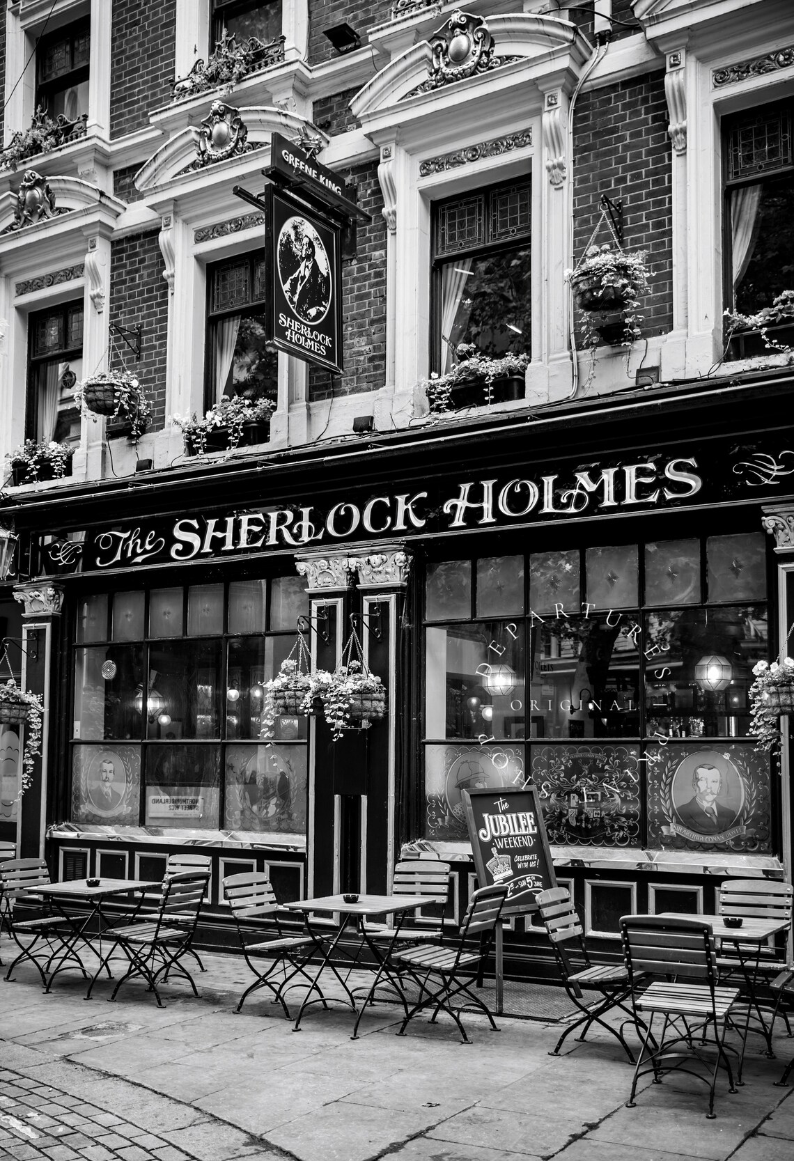 Sherlock Holmes Pub London Photography English Pub Wall - Etsy