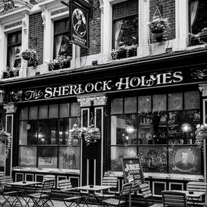 Sherlock Holmes Pub London Photography, English Pub Wall Decor, British ...