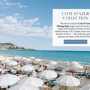 Nice France Cote D'azur Architecture Print, French Riviera Wall Art ...