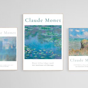 Claude Monet Poster | Digital Download | Claude Monet Print | Art Print ...