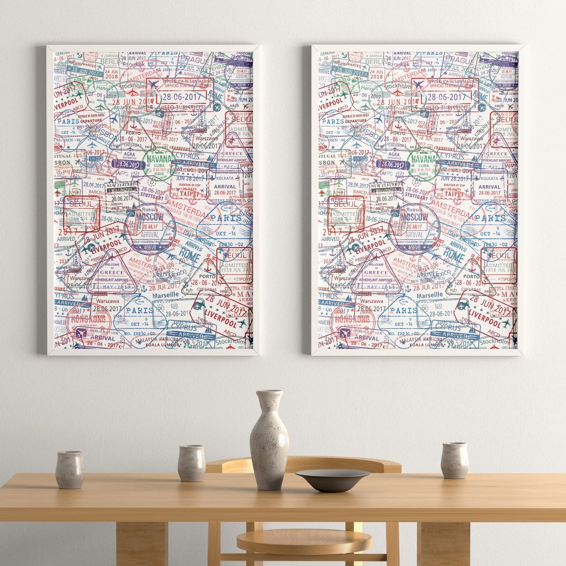 Wall Decor Printable Stamps Poster Stamps Art Stamps - Etsy