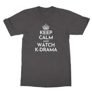 Keep Calm and Watch K-drama Classic Heavy Cotton Adult T-shirt - Etsy
