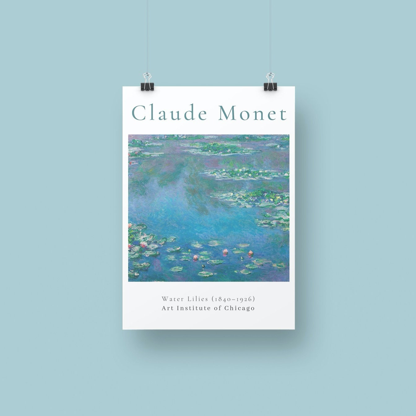 Claude Monet Poster Digital Download Claude Monet Print - Etsy