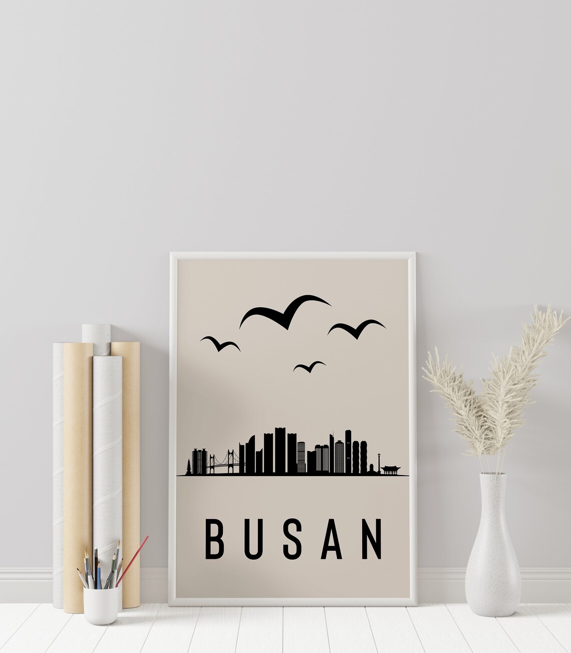 Set of 2 Printable Korean Poster Korea Poster Wall Decor - Etsy