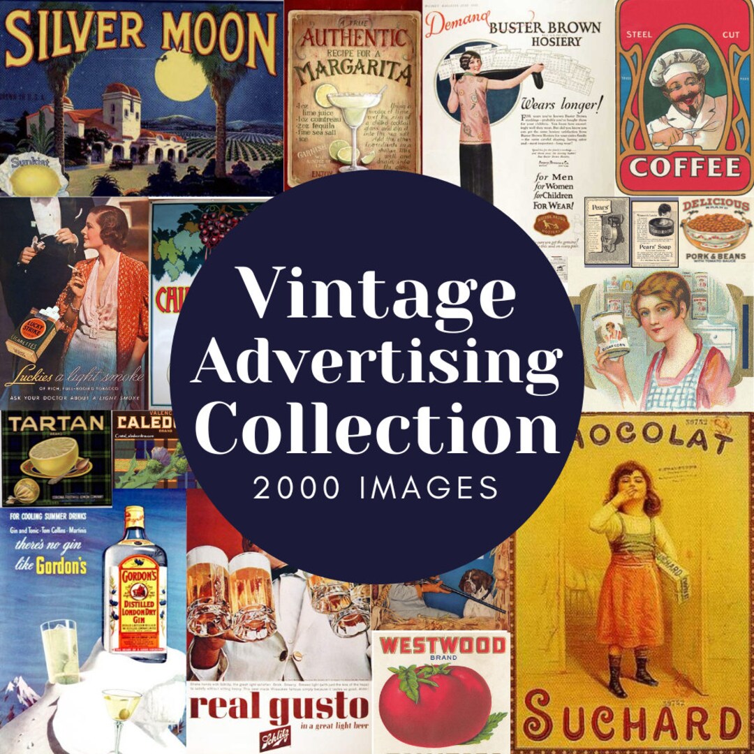 2000 Vintage Advertising Collection / Vintage Ad Poster / Vintage ...
