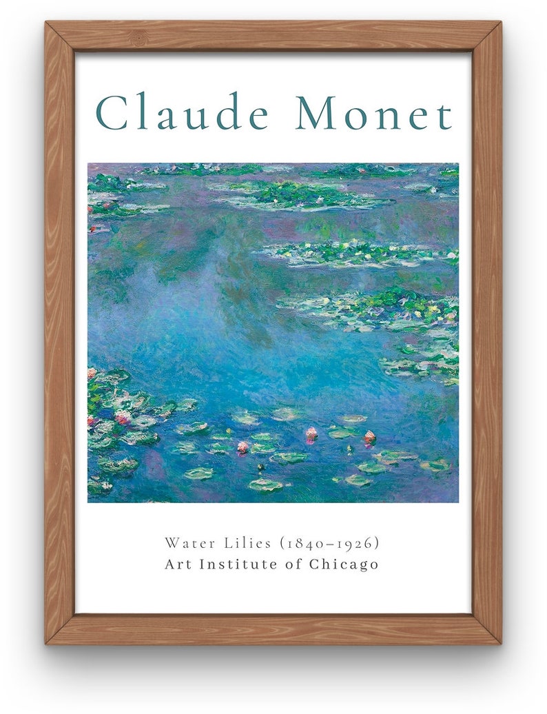 Claude Monet Poster Digital Download Claude Monet Print | Etsy