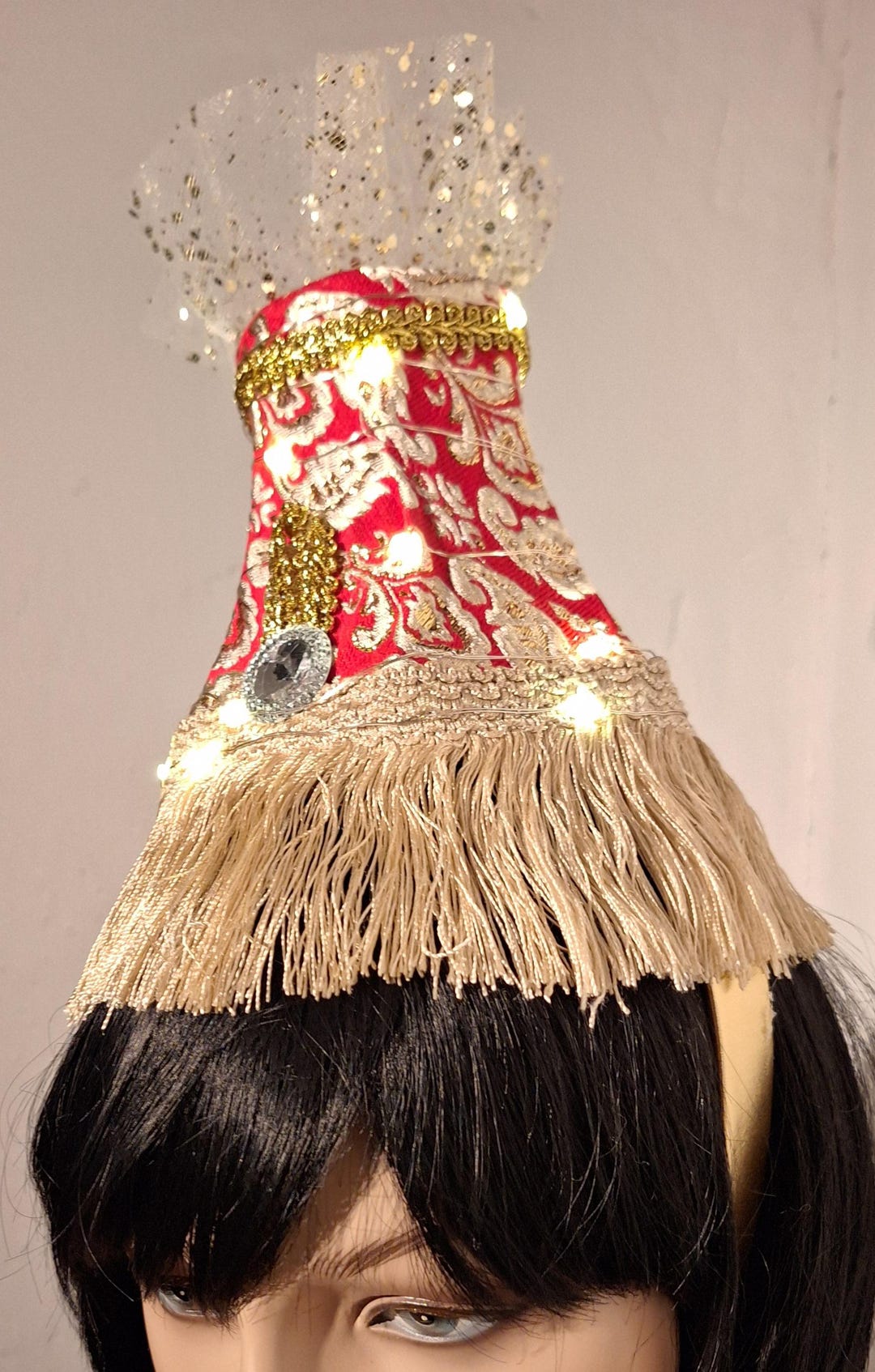 Costume Headband Lamp From the 70s - Etsy