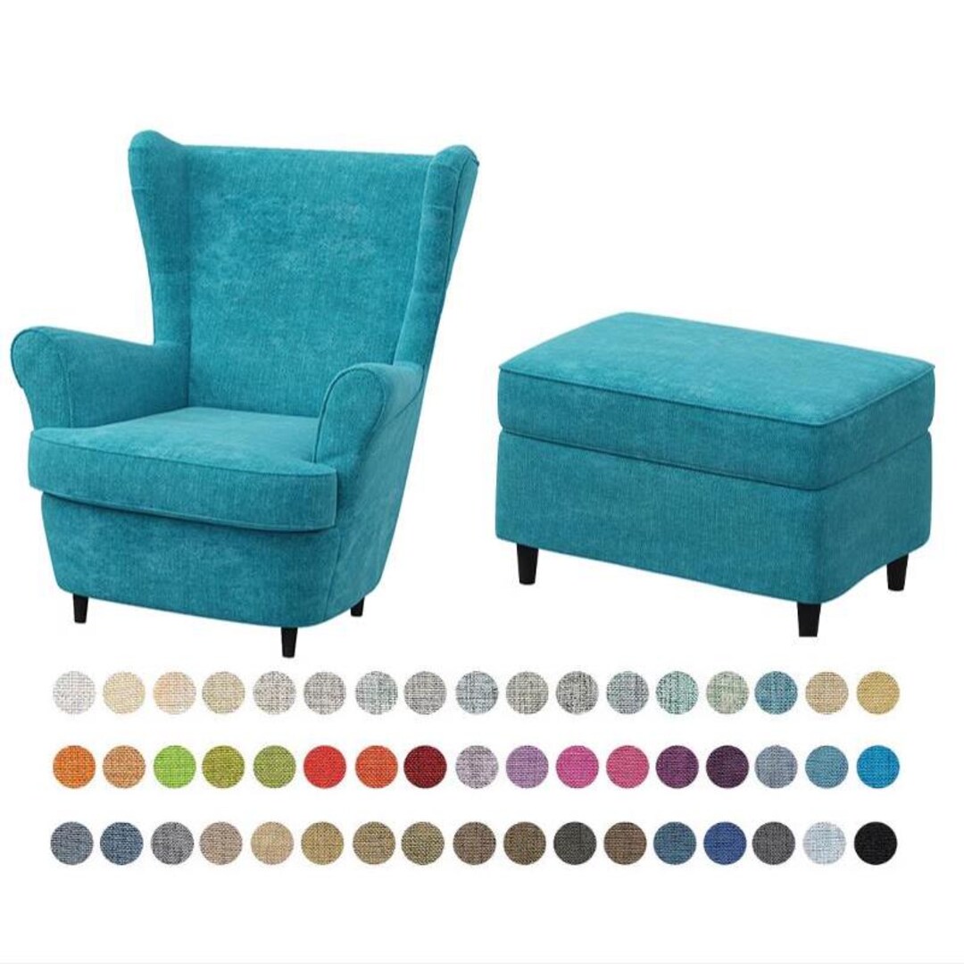 Custom Cover for Strandmon Wing Chair, Custom Made Cover to Fit ...