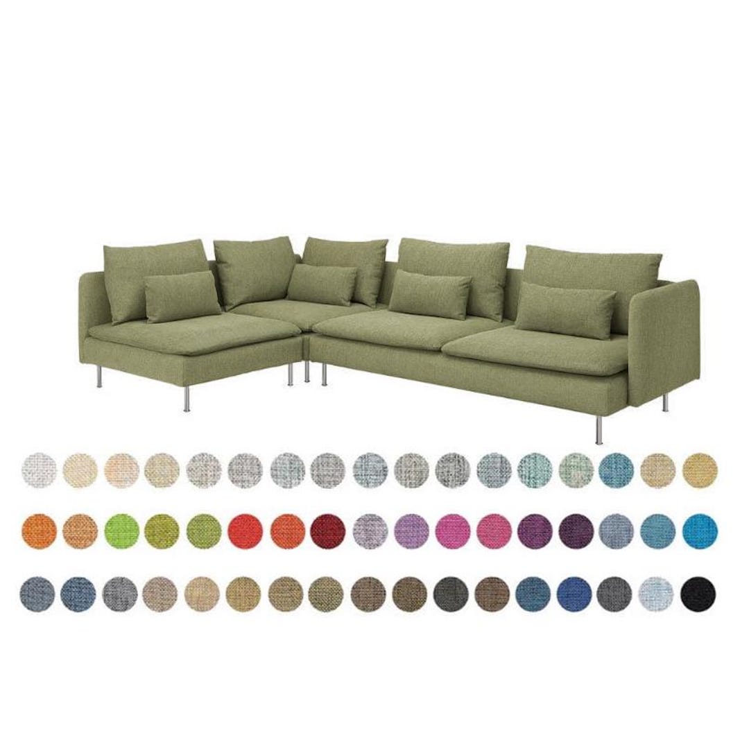 SODERHAMN Cover, Custom Covers to Fit SODERHAMN Corner Sofa 4-seat With ...