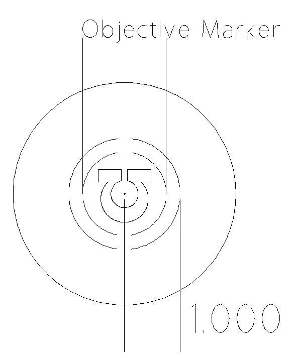 Custom Metal Objective Markers/ Templates - Etsy