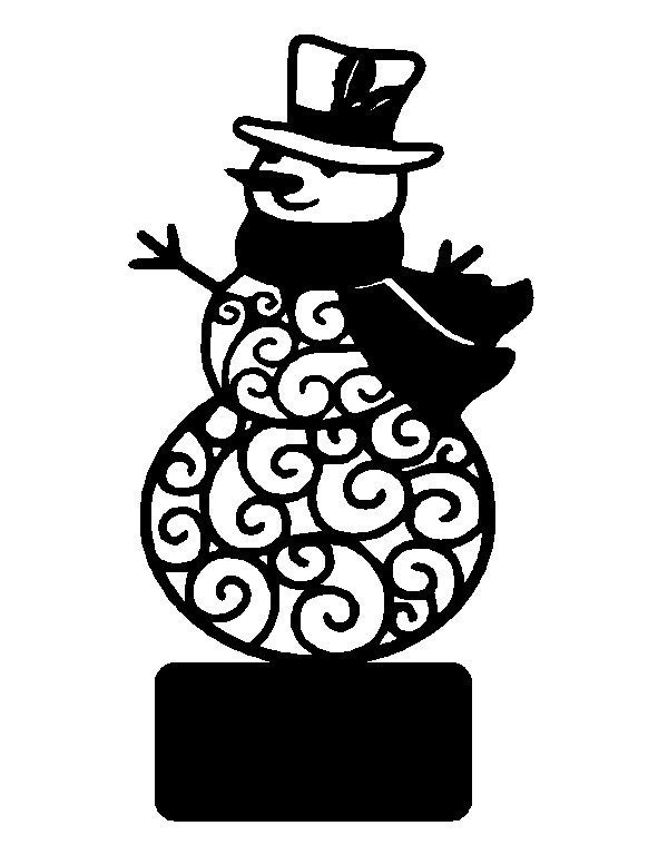 Self Standing Snowman - Etsy