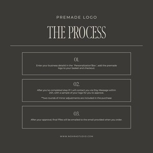 Premade Logo Text Logo Modern Logo Minimalist Logo Elegant Logo Simple ...