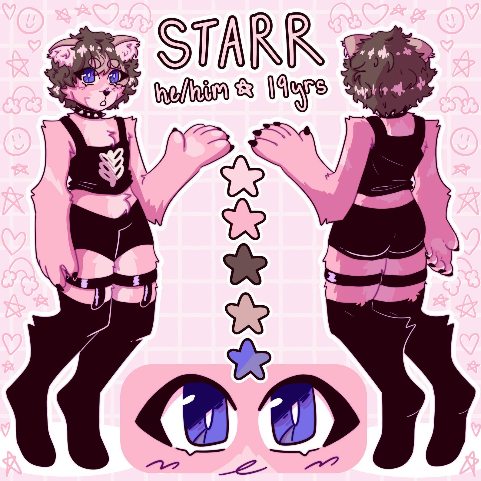 Custom Furry Reference Sheet - Etsy