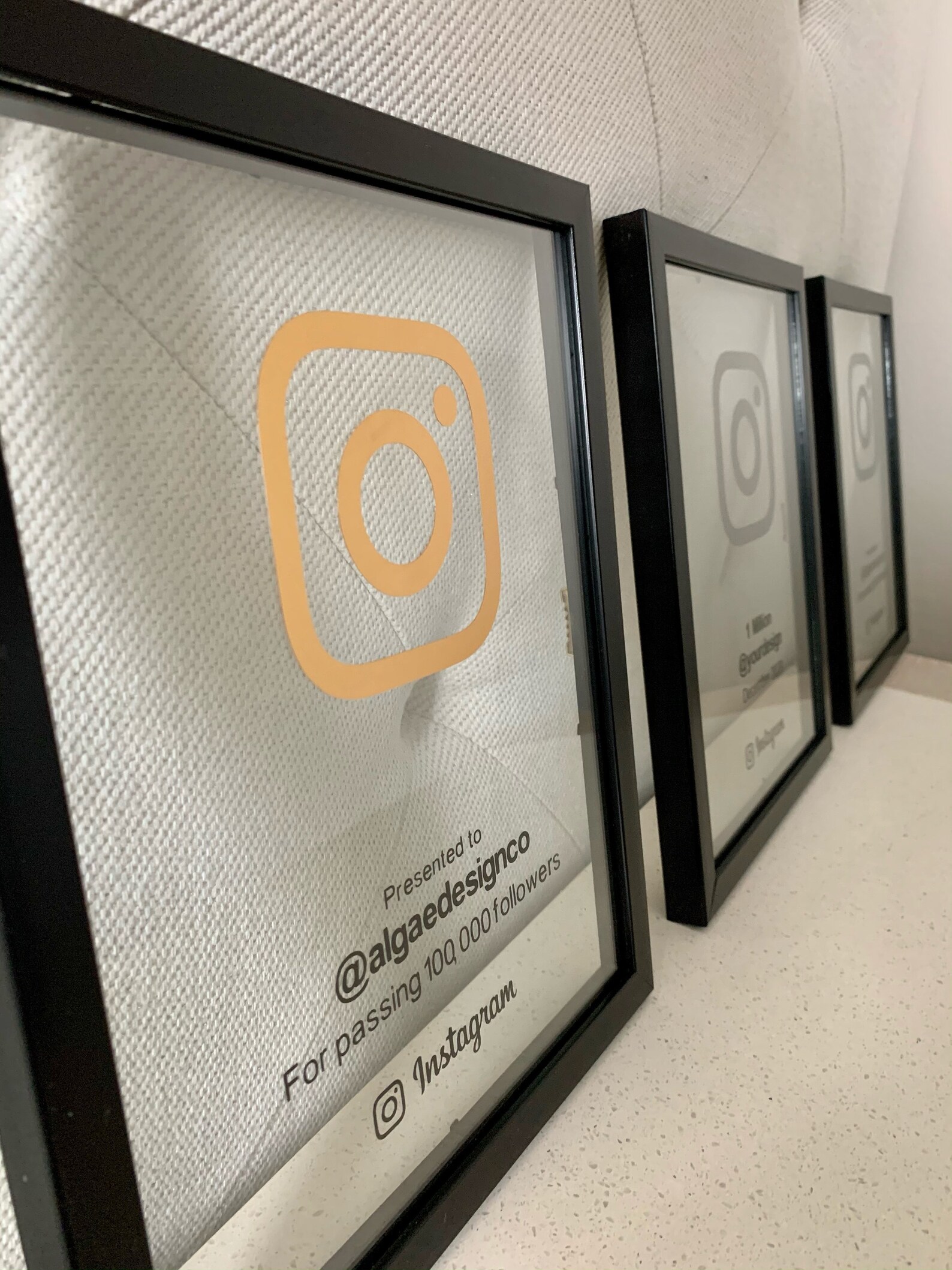 Custom Awards Tiktok, Instagram, Spotify, Twitch, Twitter 8x10 Framed ...