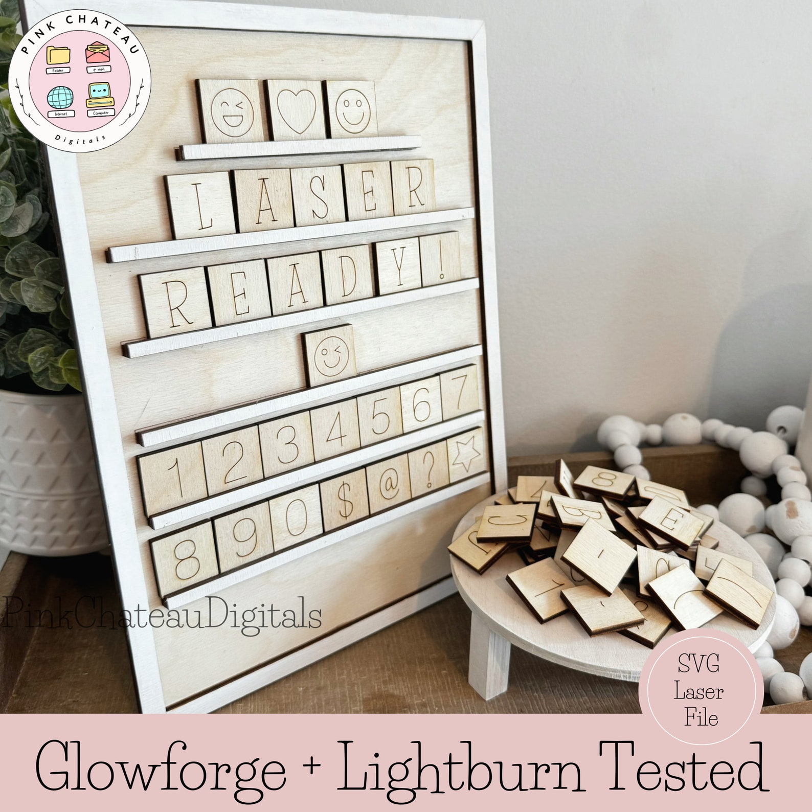 QUICK Score Letter Message Board Full Alphabet + Punctuation & Symbols ...