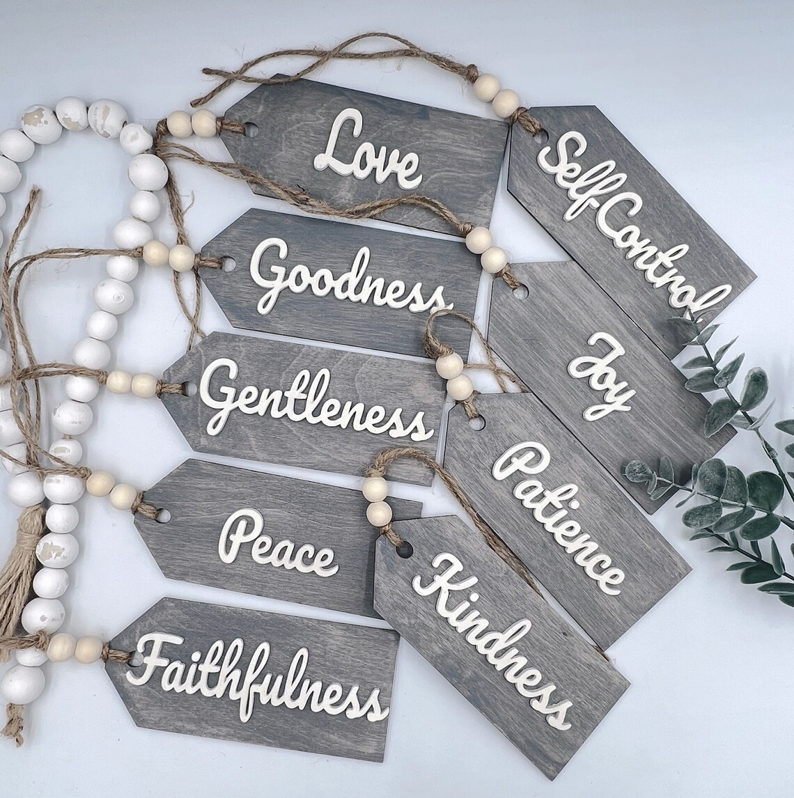 Gift Tag SVG File Affirmation Words RESIZABLE Size - Etsy