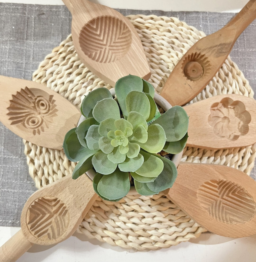 Traditional Hand Carved Wooden Cookies Mould Cake & Pastry Maamoul ...