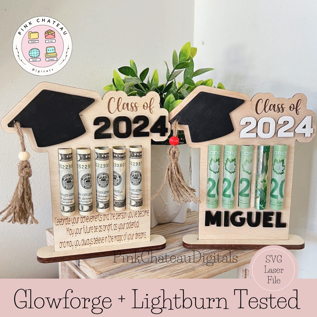 2026 Free Standing Money Scroll Holder | Card | Graduation 1/8” (.125 ...