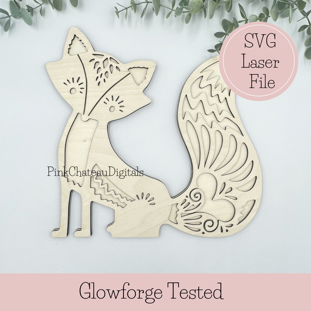 SVG Digital Cut File | Woodland Fox Abstract Animals | Nursery Baby ...