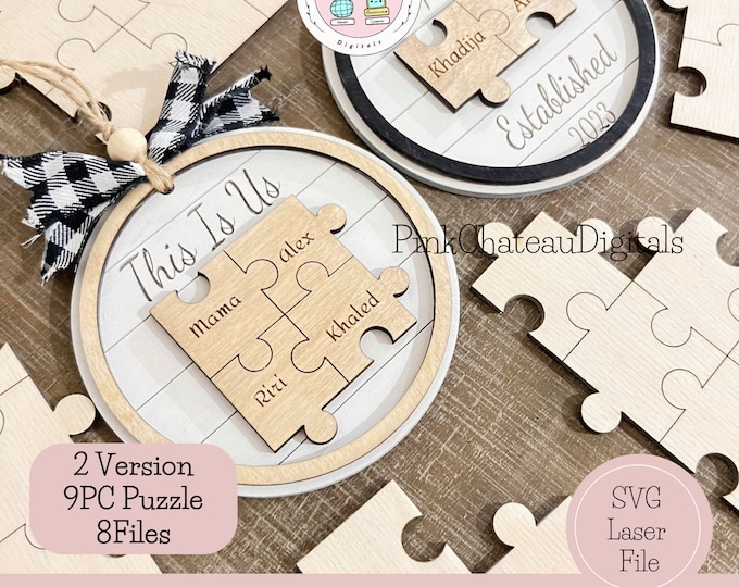 Interchangeable Our Family Tree SVG Laser Engraved Cut File | Grandkids ...