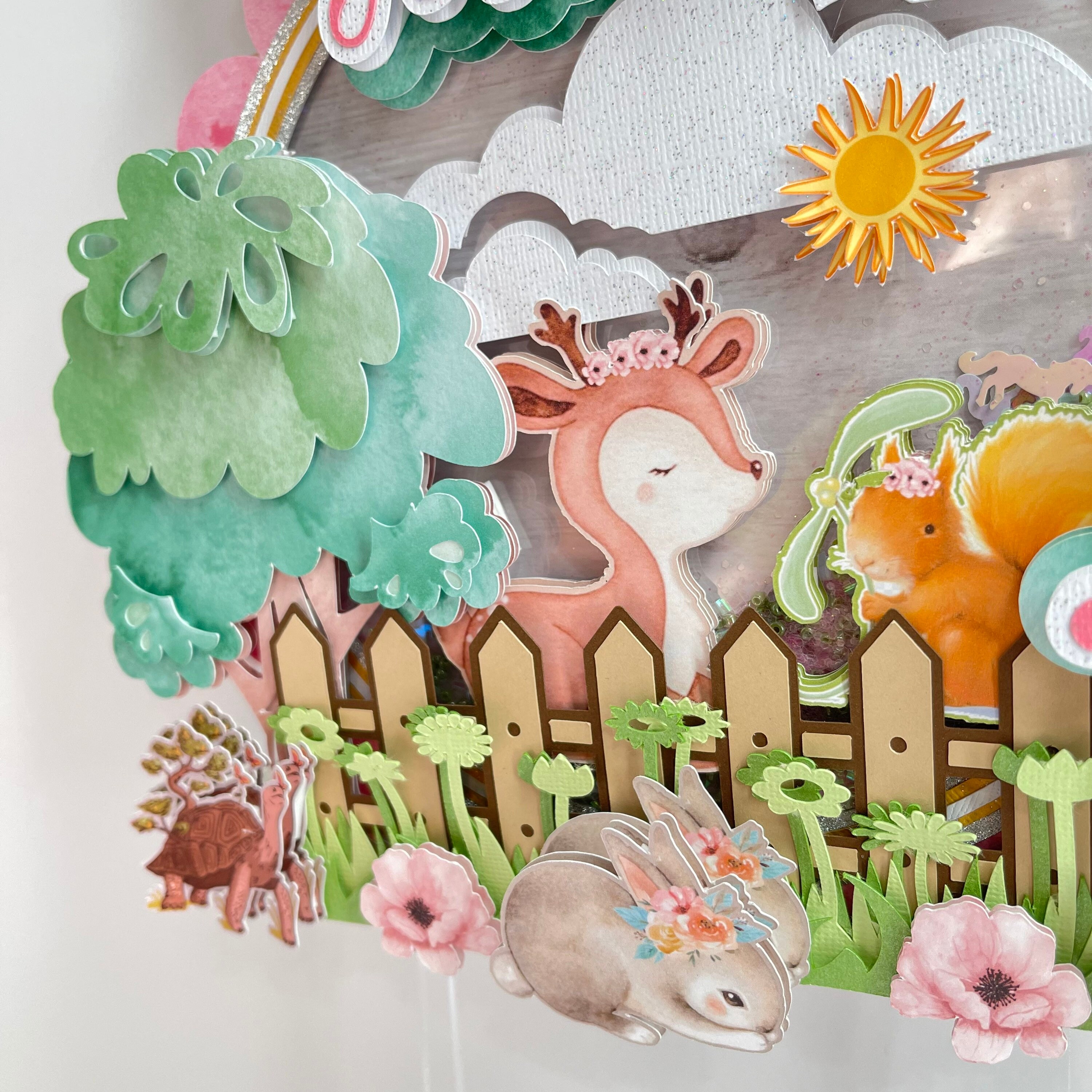 Enchanted Forest Cake Topper, Enchanted Forest First Birthday, Woodland ...