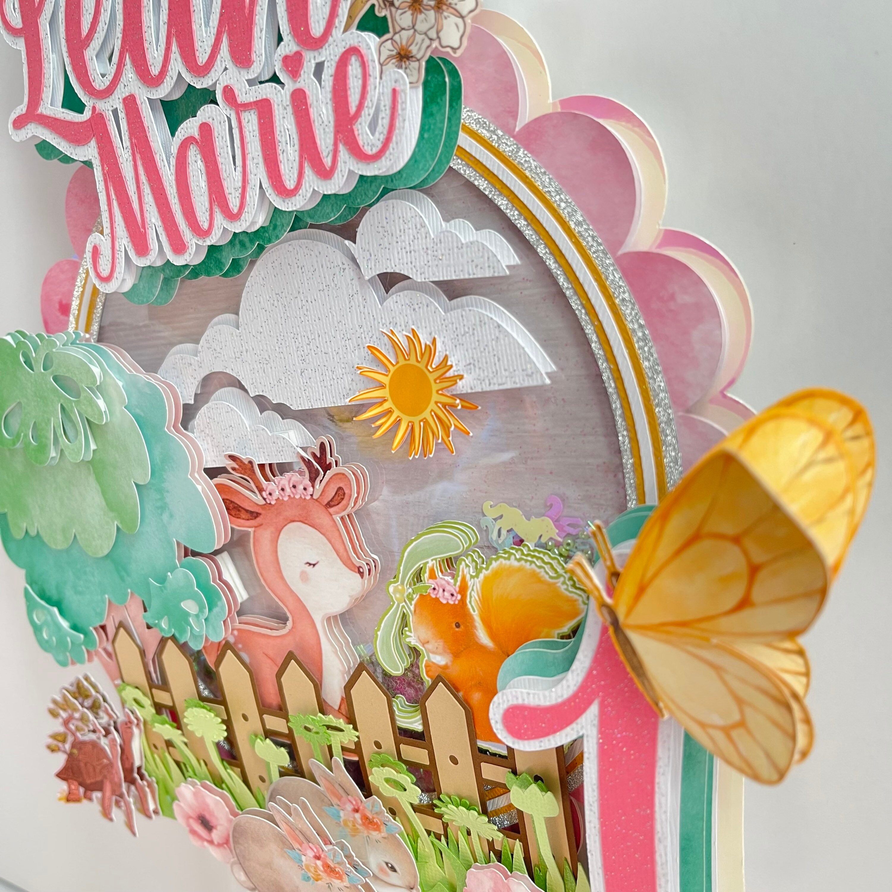 Enchanted Forest Cake Topper, Enchanted Forest First Birthday, Woodland ...