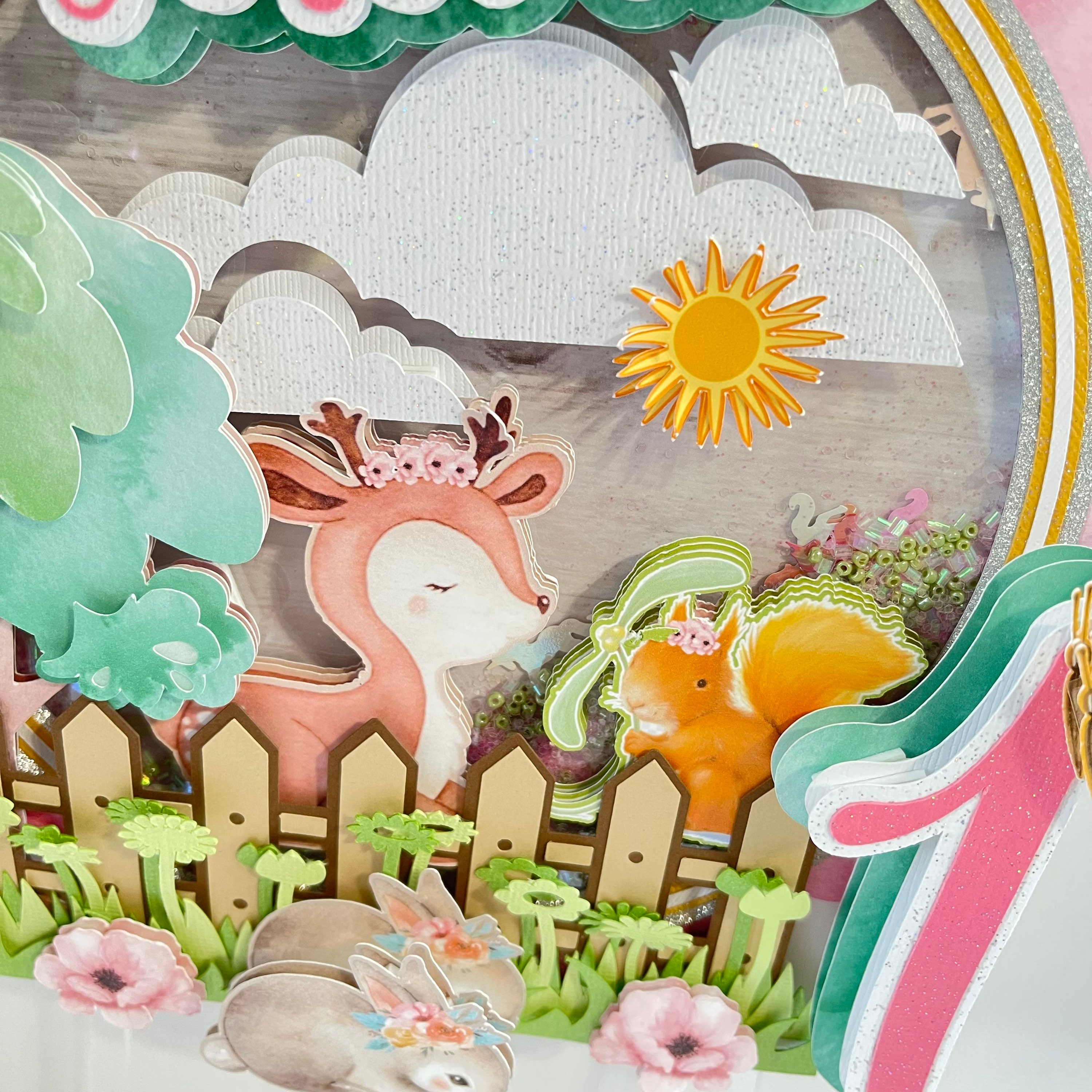 Enchanted Forest Cake Topper, Enchanted Forest First Birthday, Woodland ...